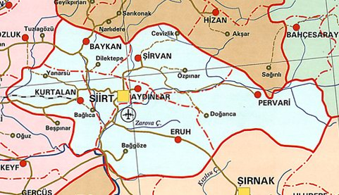 siirt haritası resimleri - Siirt Haritası - Uydu Harita