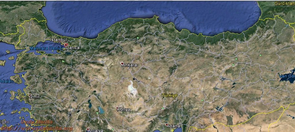 darica-uydu-gorutusu - Uydu Harita