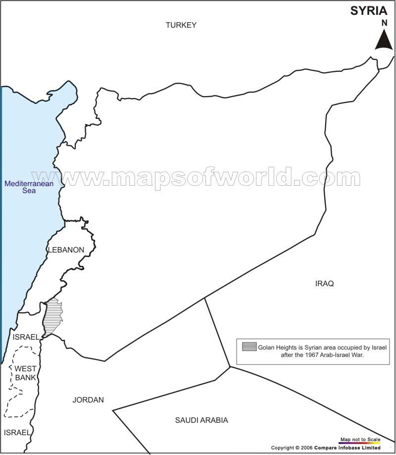 blank of syria - Ülke Haritaları - Uydu Harita