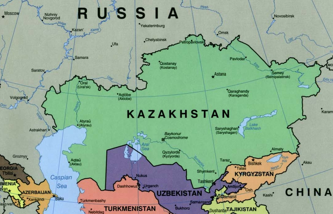 kazakistan_siyasi_harita_2000.jpg - Uydu Harita