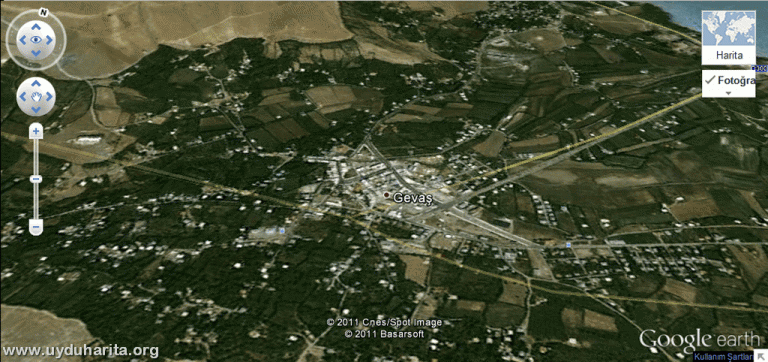 van-gevas-uydu-goruntusu - Uydu Harita